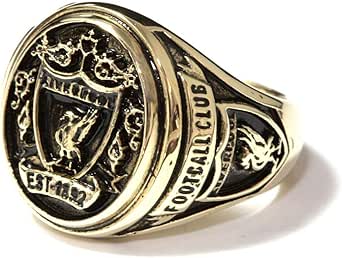 Original, Liverpool Signet Ring Liverpool Soccer Fan-Made LFC BRASS ...