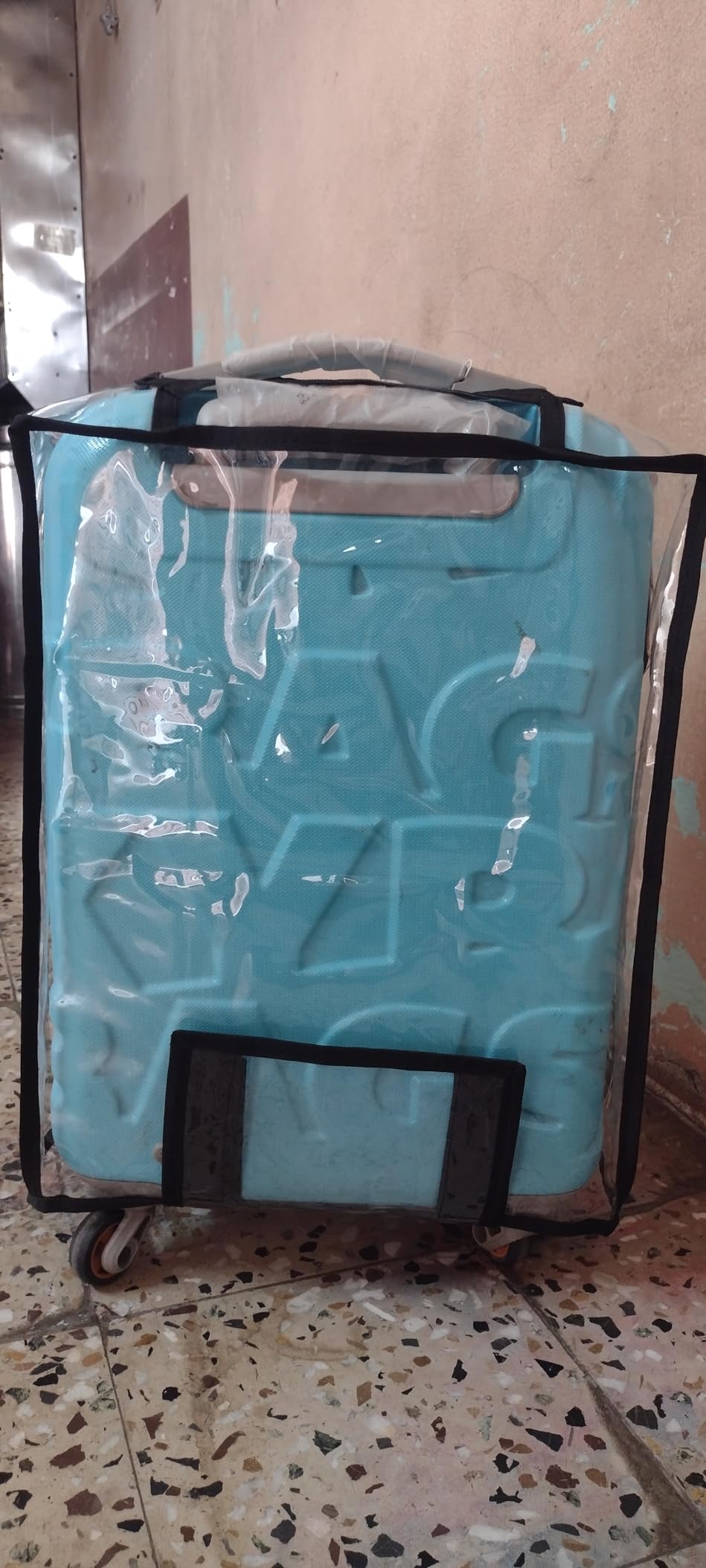 DAFTER PVC Transparent Luggage Trolley Waterproof Cover|Dust Proof ...