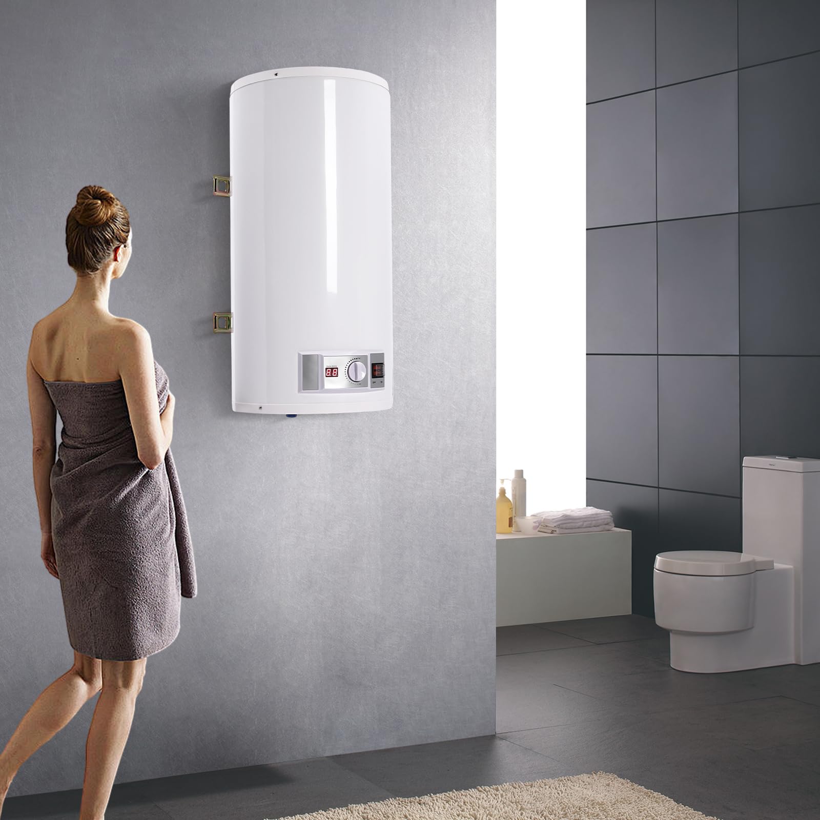 HarBin-Star Warmwasserspeicher Boiler 80 Liter, 2000W Wasserboiler ...