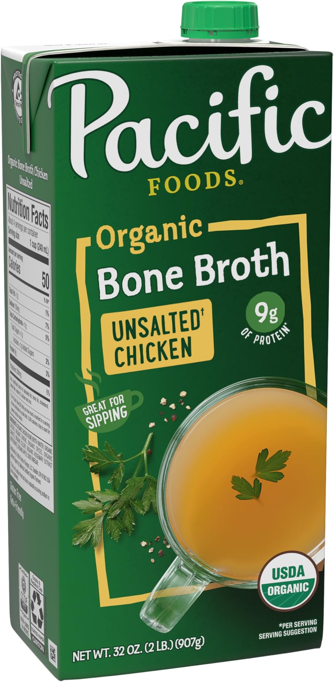 Amazon.com: 365 by Whole Foods Market, Organic Low Sodium Chicken Broth ...
