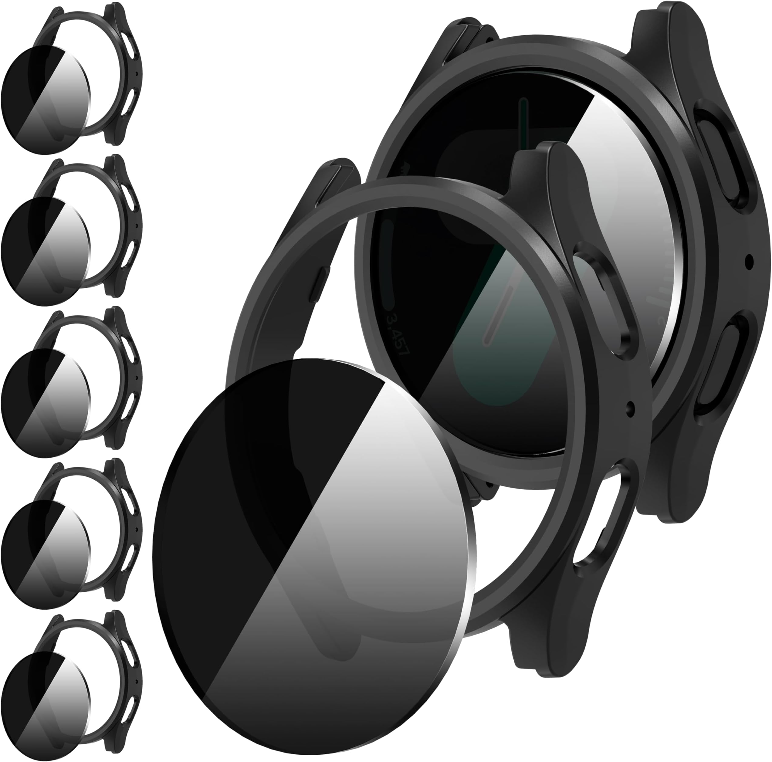 Amazon.com: Suoman 5+5 Pack Screen Protector for Samsung Galaxy Watch ...