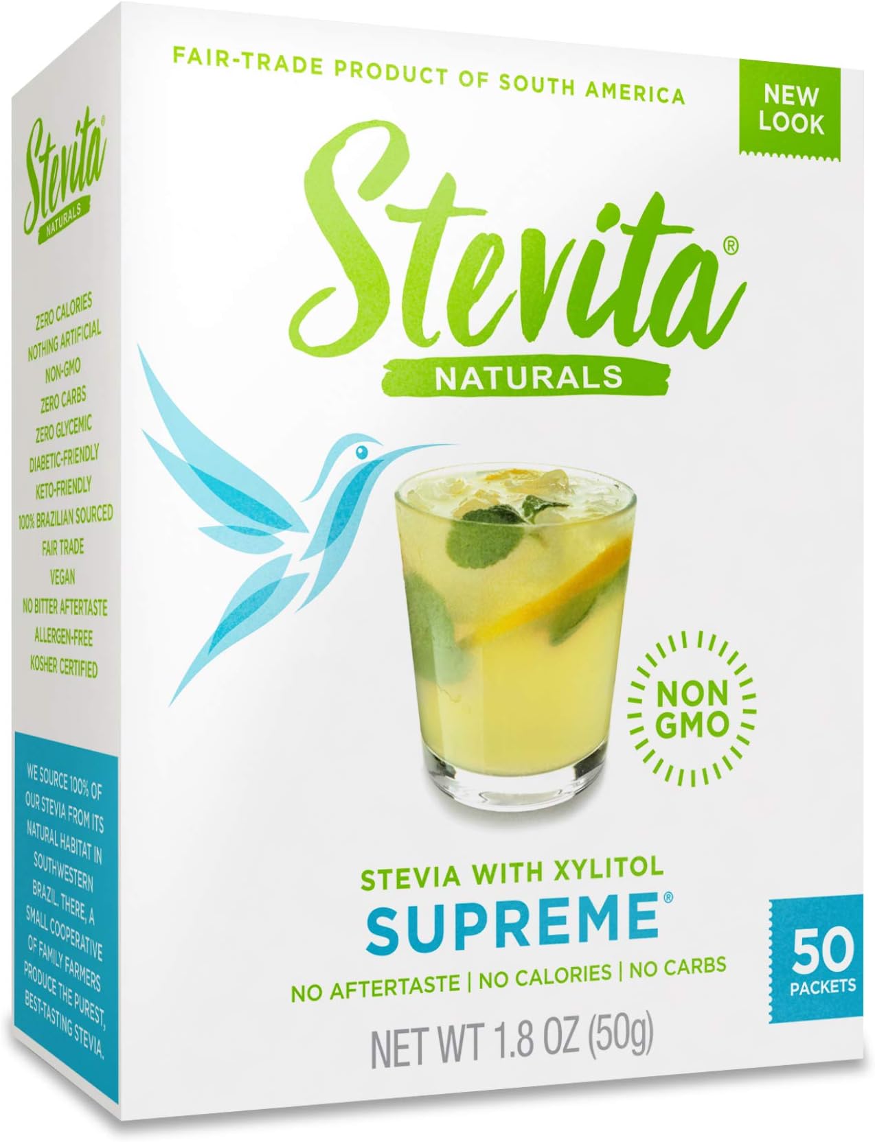 Amazon.com: Stevita Organic Stevia Extra Sweet - 50 Packets - All ...