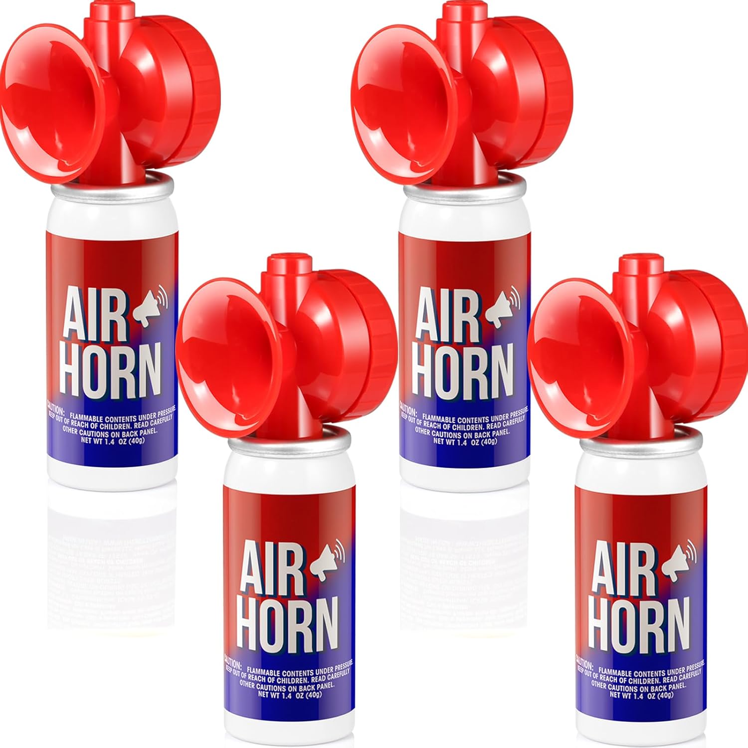 Amazon.com: Air Horns for Safety 1.4oz Coast Guard Approved Boat Horn ...