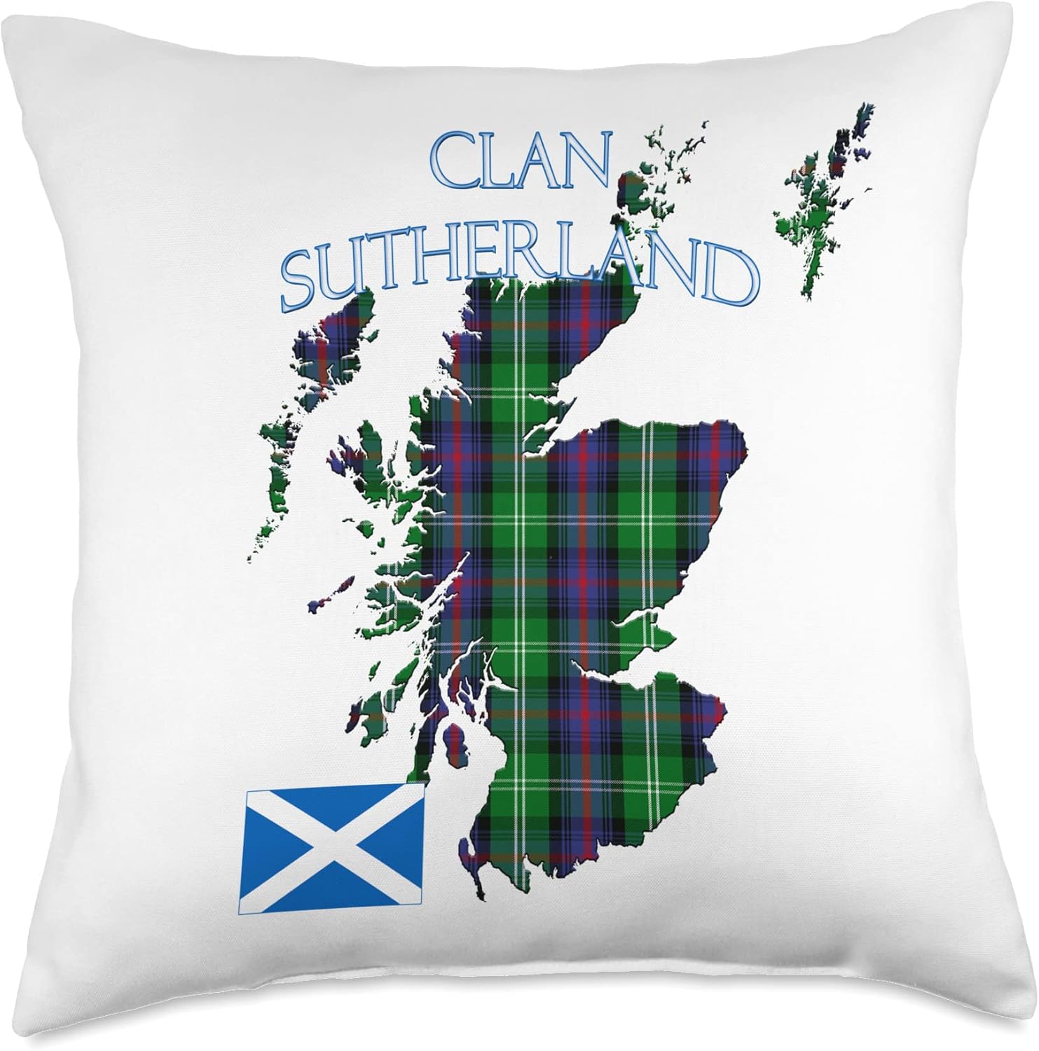 Amazon.com: The Celtic Sutherland Plaid Tartans Sutherland Scottish ...