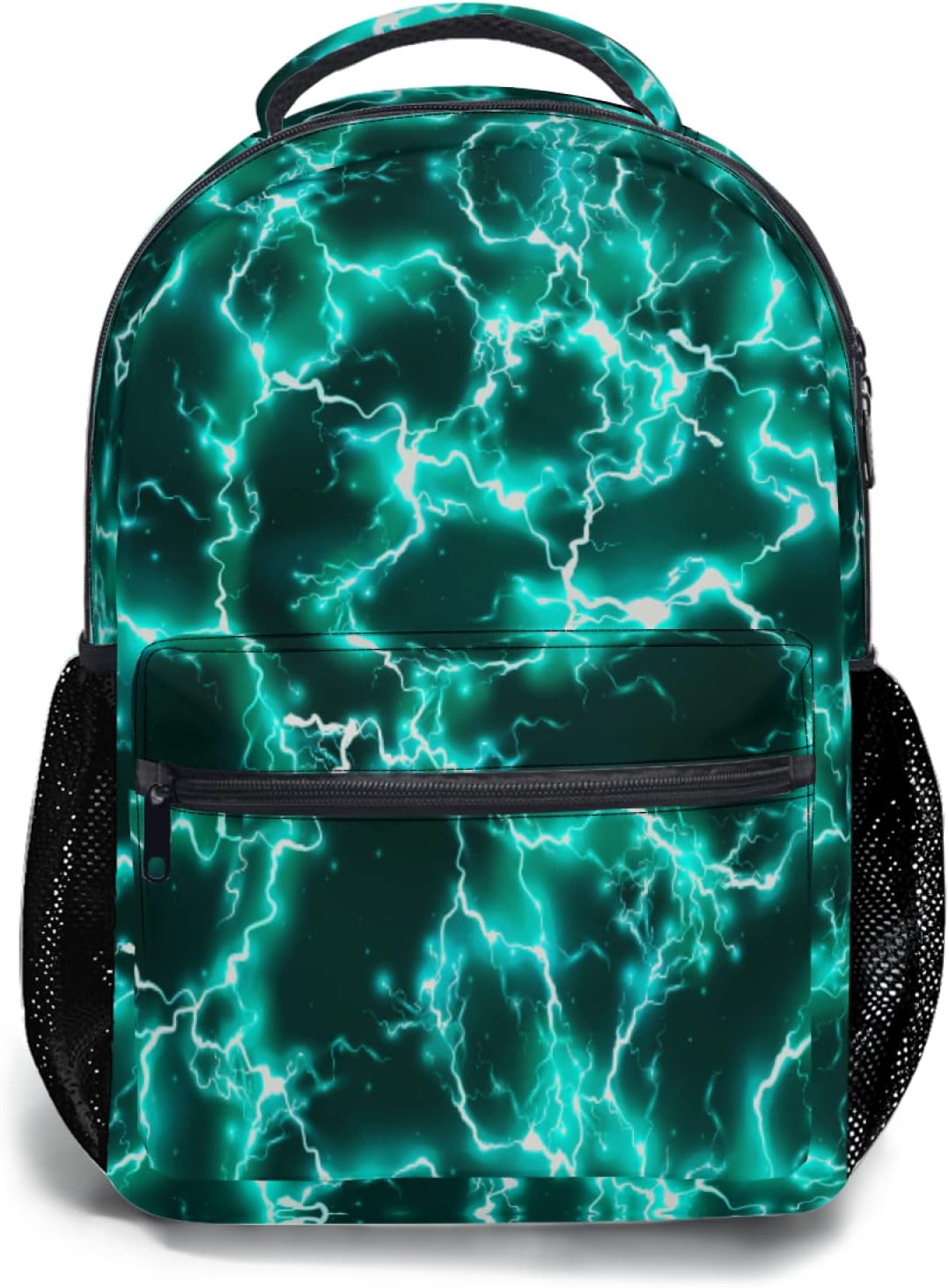 Amazon.com | aportt Teal Backpack for Boys Girls Cool Lightning Durable ...