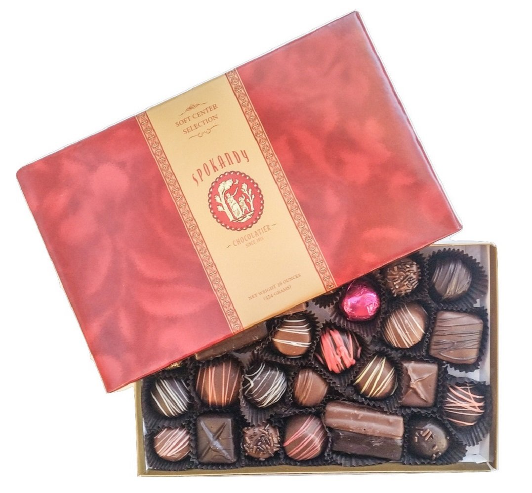 Amazon.com : Spokandy 1 lb (16 oz) Premium Boxed Chocolate Assortments ...