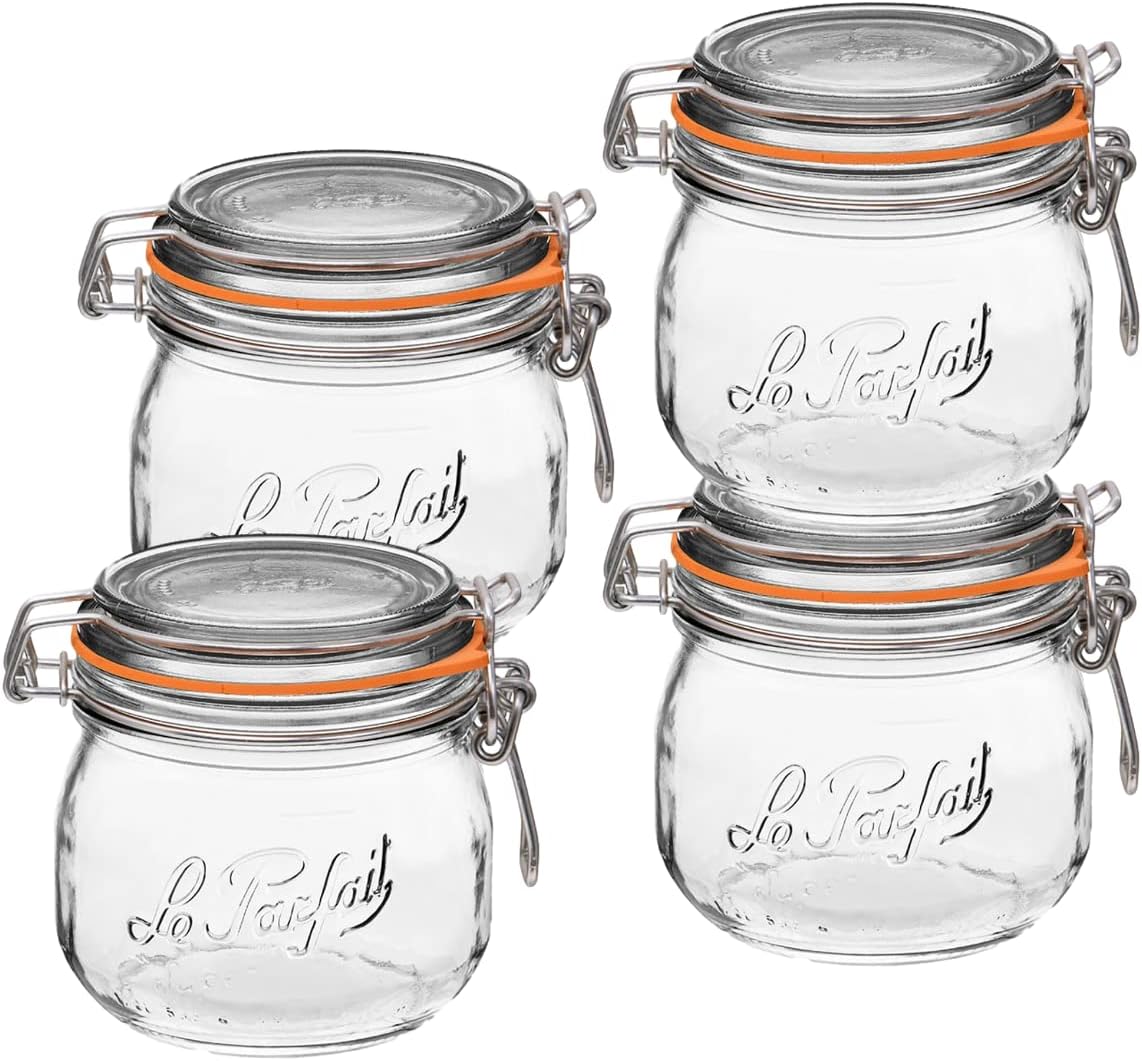 Amazon.com: Mason Craft & More Airtight Kitchen Food Storage Clear ...