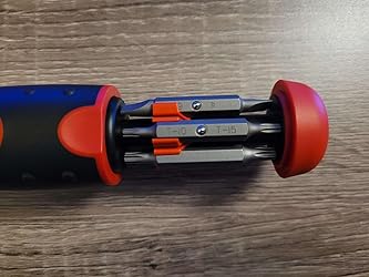 Megapro Ratcheting Screwdriver Set - 13-in-1 Multi Bit Screw Driver w ...