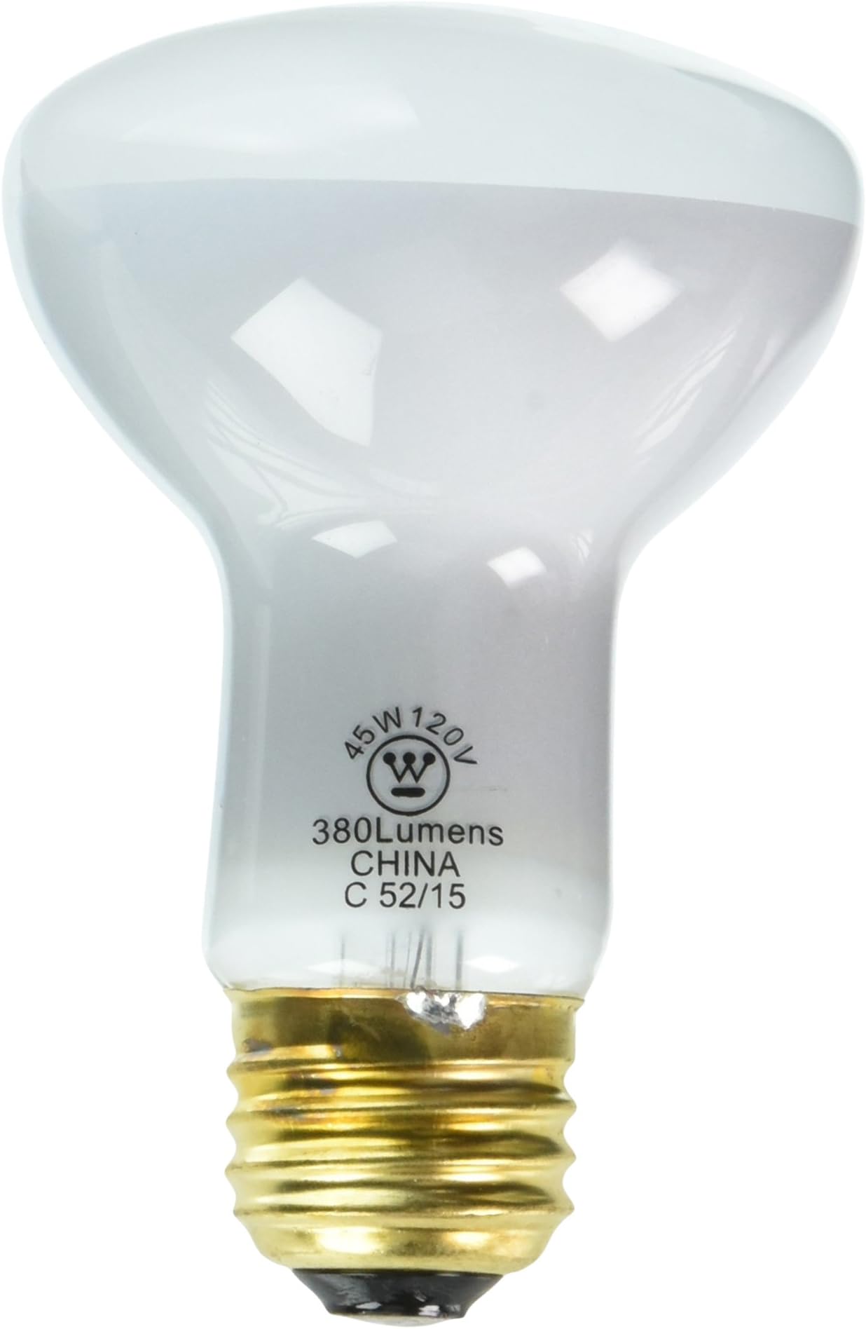 Westinghouse 0370000, 45 Watt, 120 Volt Frosted Incand R20 Light Bulb ...