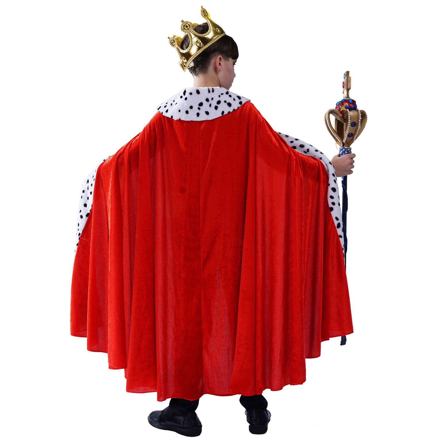Snapklik.com : DSplay Kids Regal King Cape Costume