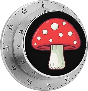 Amazon.com: Red Mushroom Kitchen Timer Countdown Cooking Timer Reminder ...