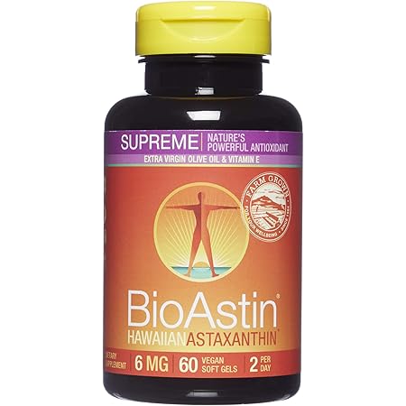 Amazon.com: Nutrex Hawaii, BioAstin Supreme Hawaiian Astaxanthin - 6 mg ...