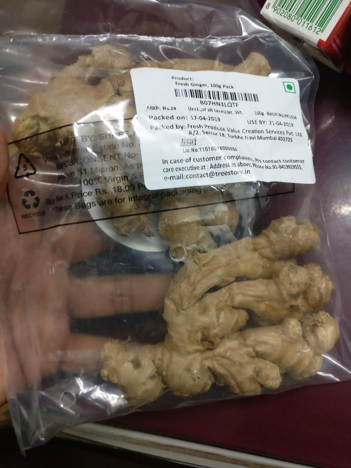 Fresh Ginger, 100g : Amazon.in: Grocery & Gourmet Foods