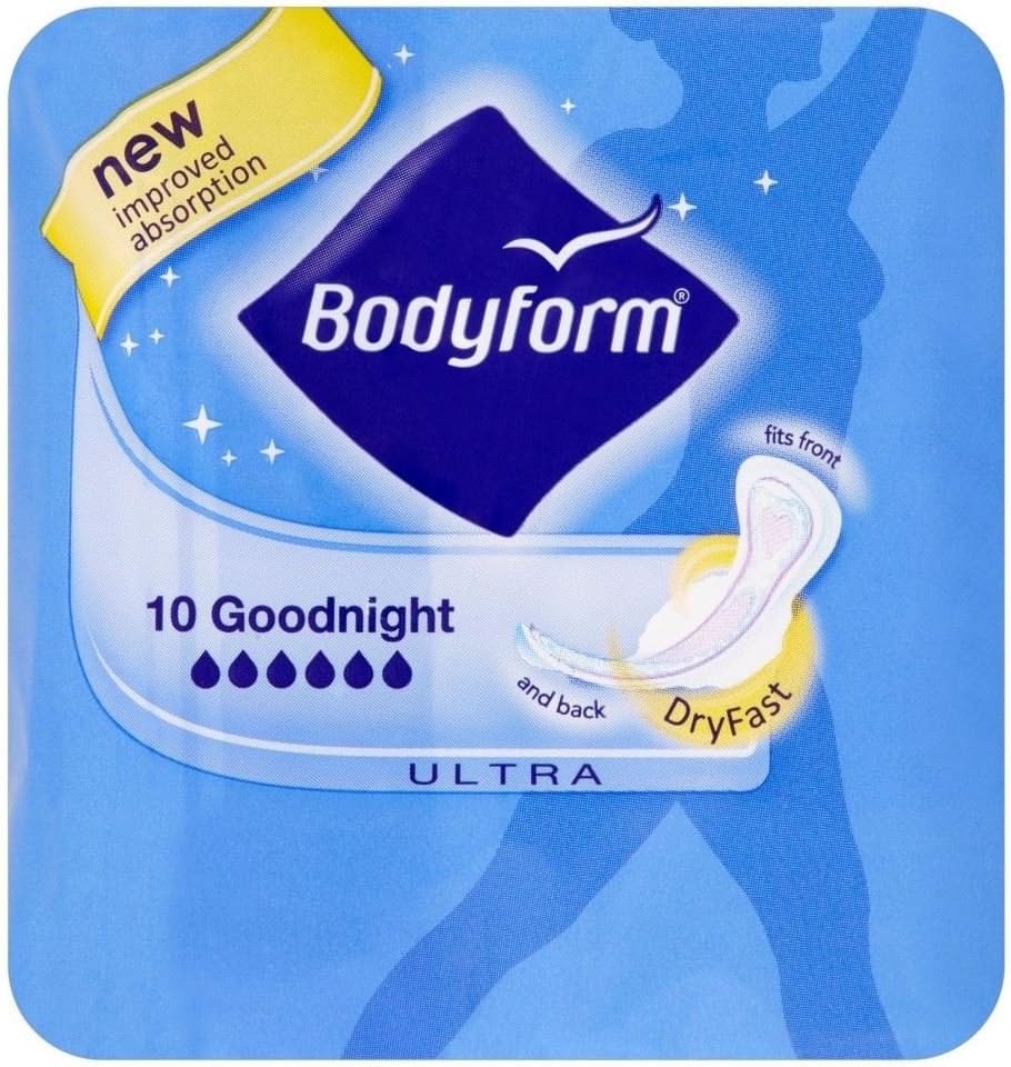 Bodyform Goodnight Ultra with Wings (10) - Pack of 2 : Amazon.co.uk ...