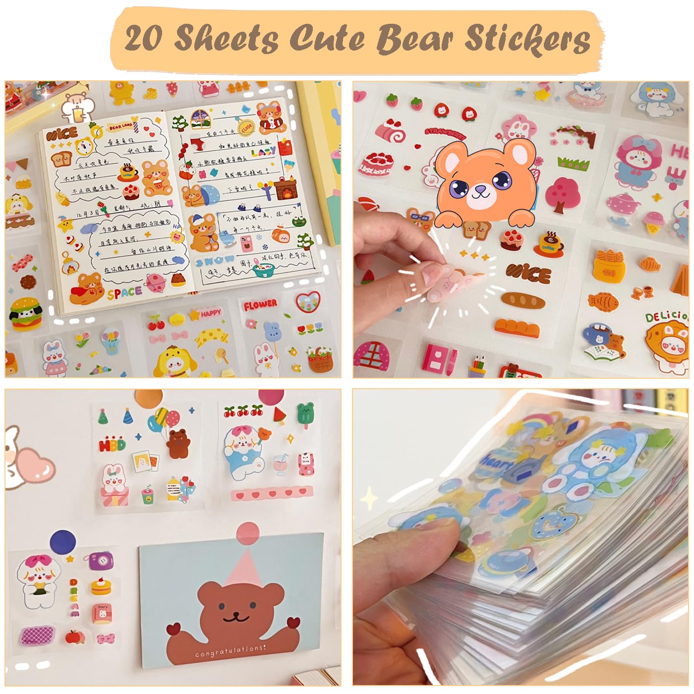 Bear Stationery Printable