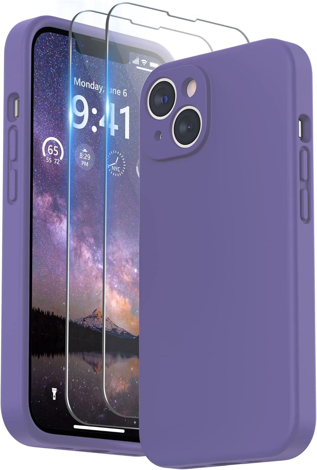 Amazon.com: SURPHY Designed for iPhone 14 Plus Case with Screen ...