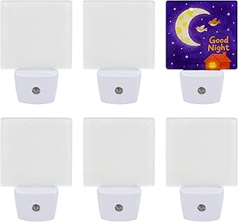 Epsubli 6 Pcs Sublimation Acrylic Night Lights Blanks Plug into Wall ...