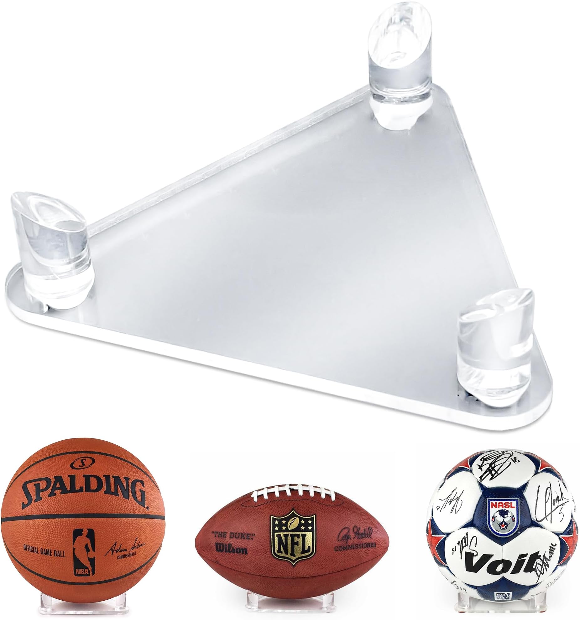 Amazon.com: Acrylic Ball Stand Holder Display Stand for Football ...