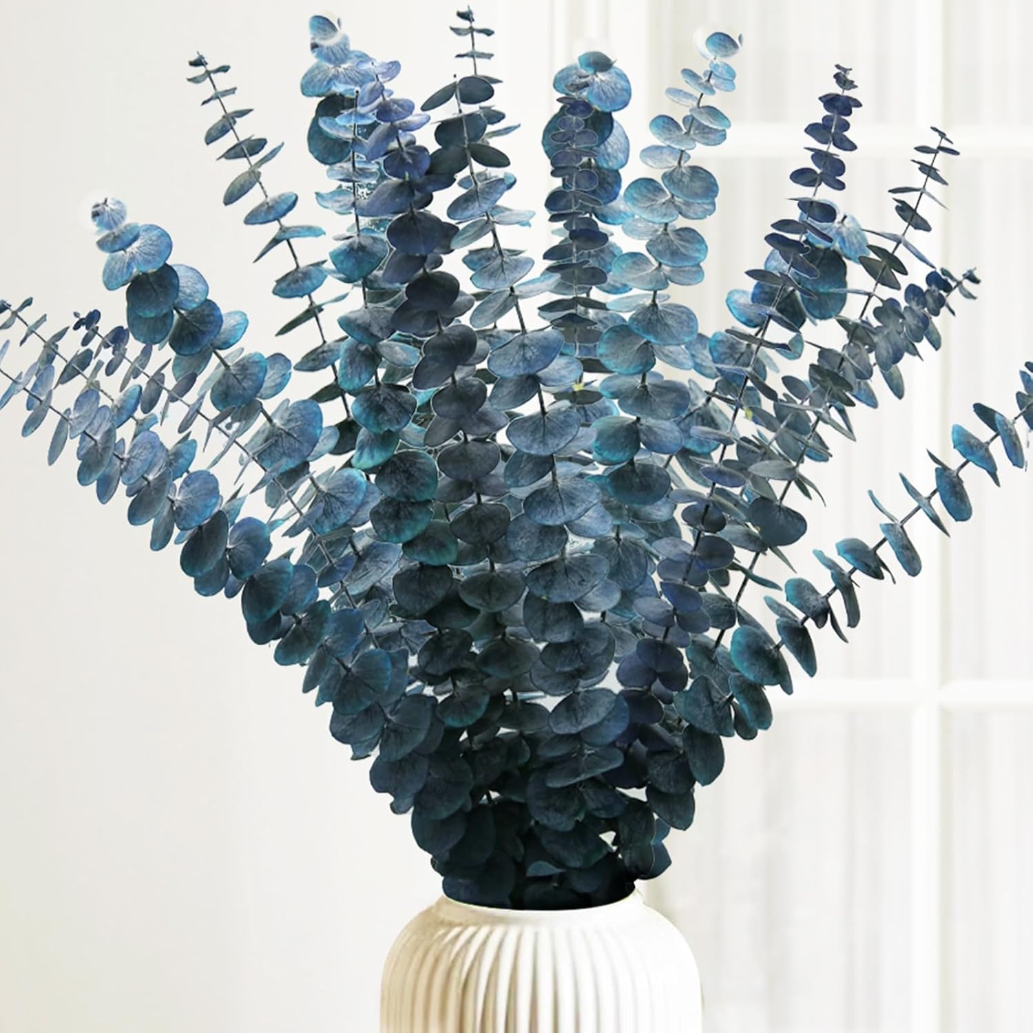 Amazon.com: Preserved-Dried-Eucalyptus-Stems,16-17" Natural Blue-Green ...