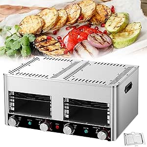 Electric Steak Grill Indoor,1700W Commercial Steak Grill, 200-800 ...