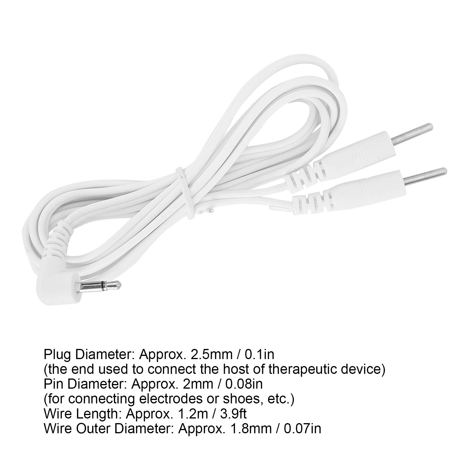 Snapklik.com : Sonew 10pcs / Bag DC 2.5mm 1.2m 2in1 Pin Type Electrode ...