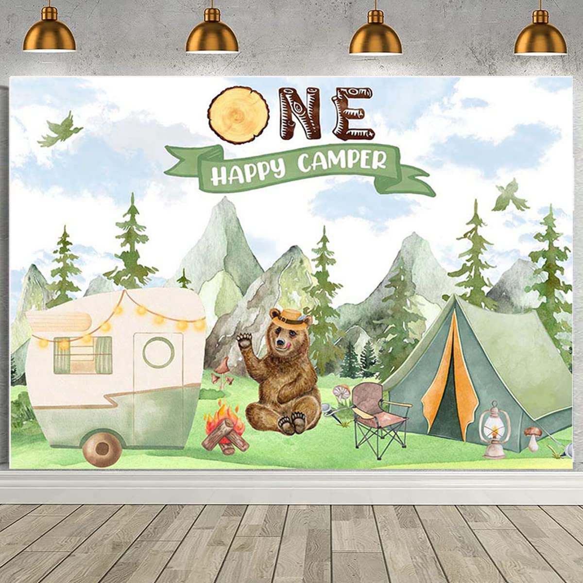 Camping Baby Shower Clip Art