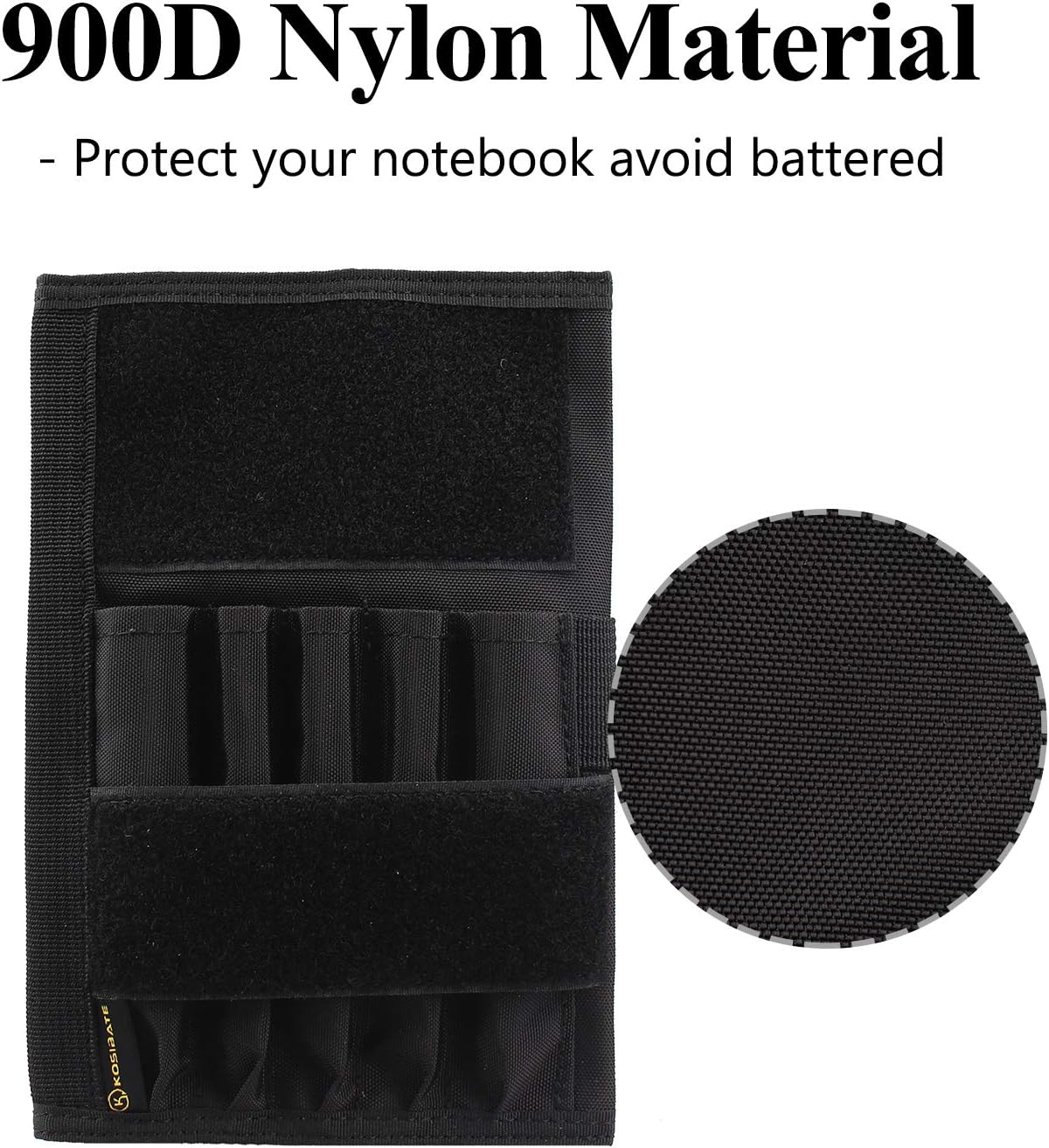 Kosibate Tactical Notebook Cover, Military Army Leader Book Cover, 8×5 ...