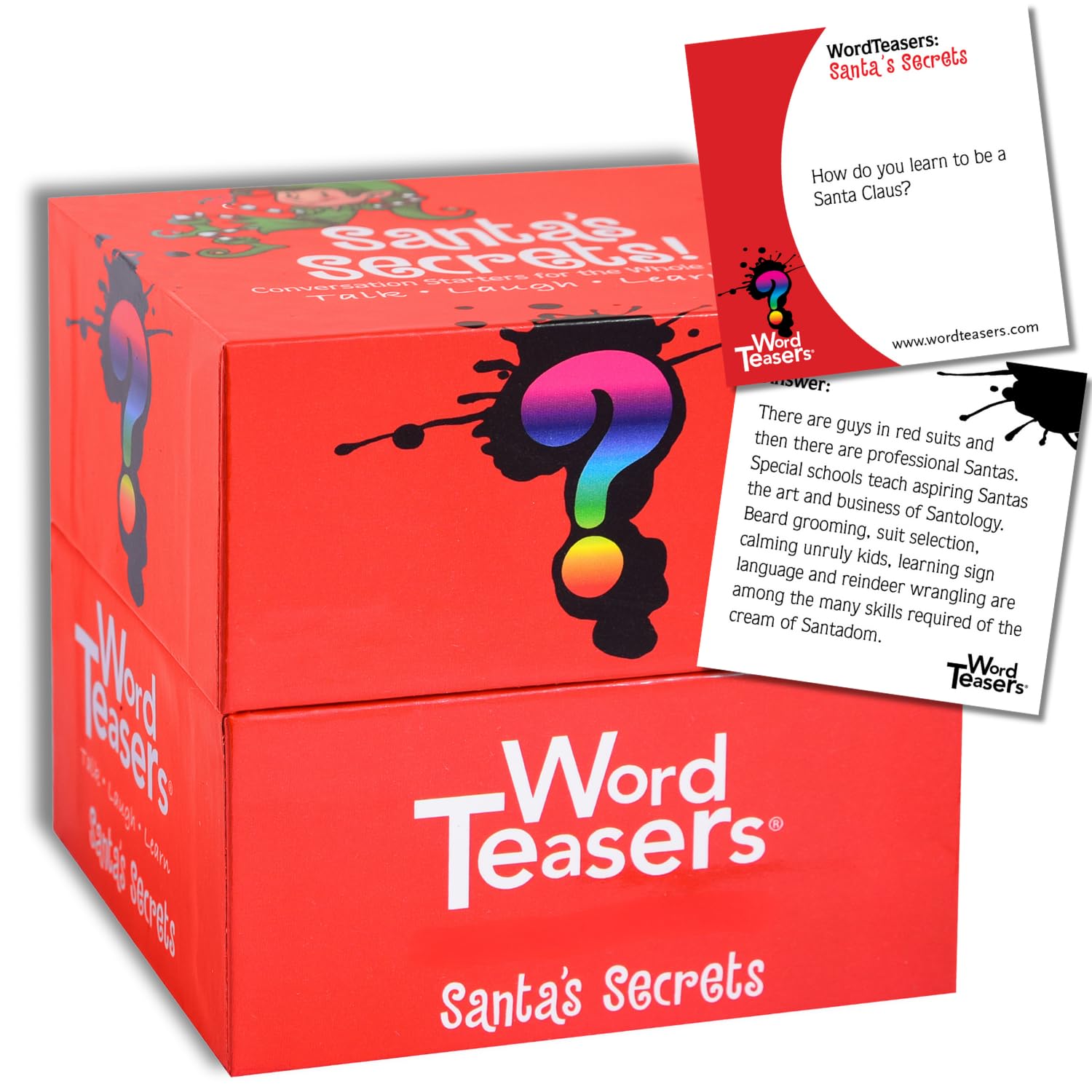 Buy WORD TEASERS Santa's Secrets - Family Trivia Game with Holiday ...