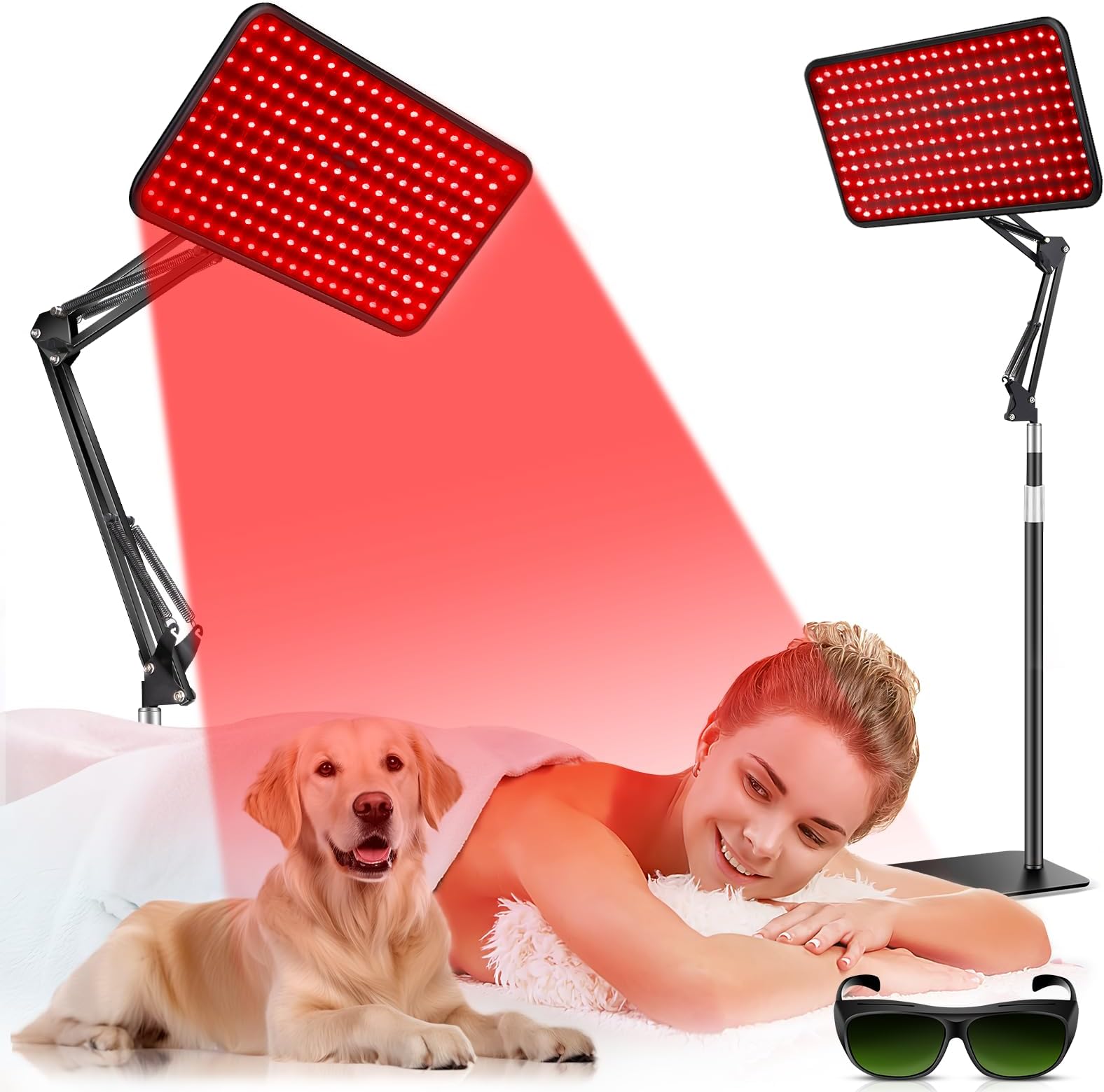 Amazon.com: HALIDODO Red Light Therapy for Body, 940nm Red Light Therapy Lamp with Adjustable ...