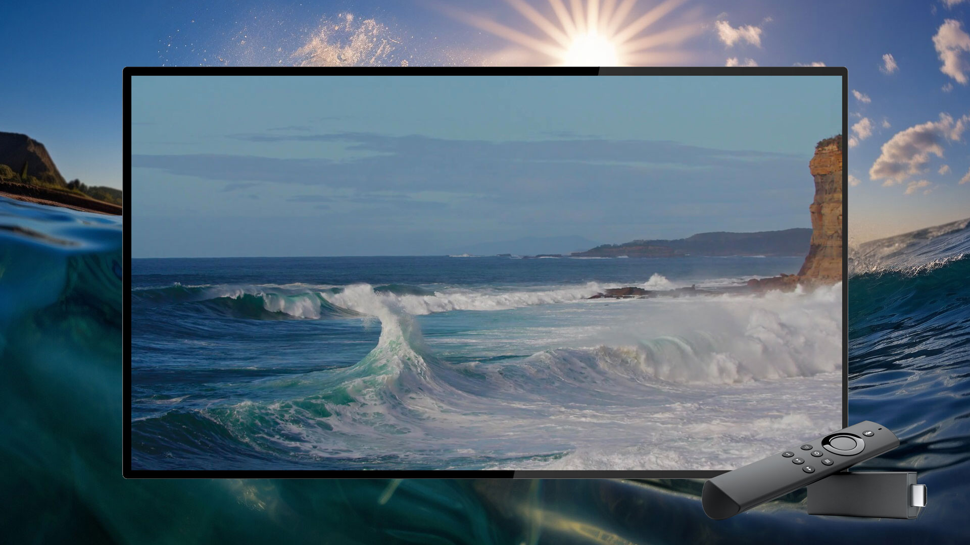Tropical Bliss Waves - 4K Serene Ocean Views - Relaxing Sounds for ...