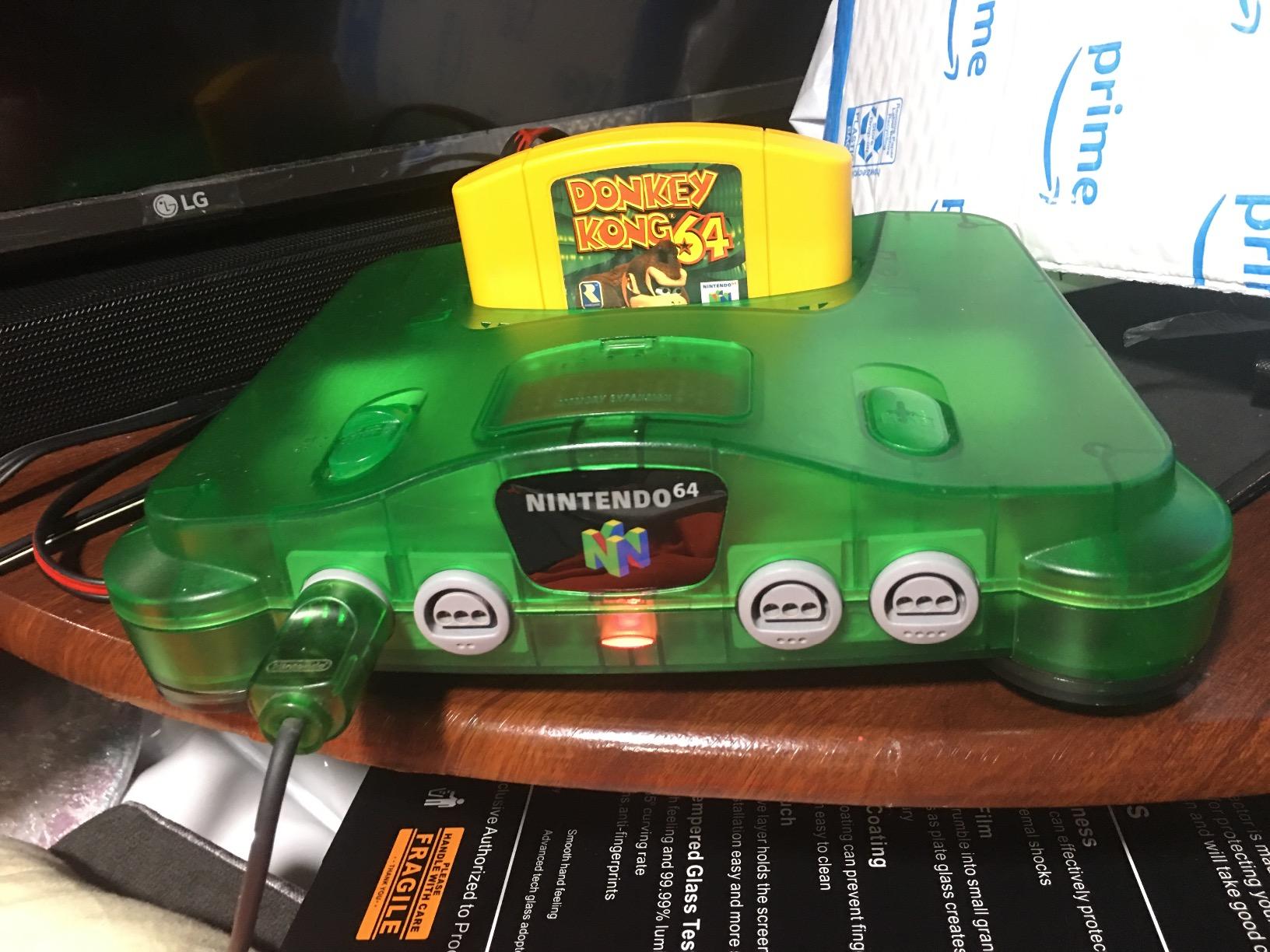 Amazon.com: Nintendo 64 System - Video Game Console - Donkey Kong ...