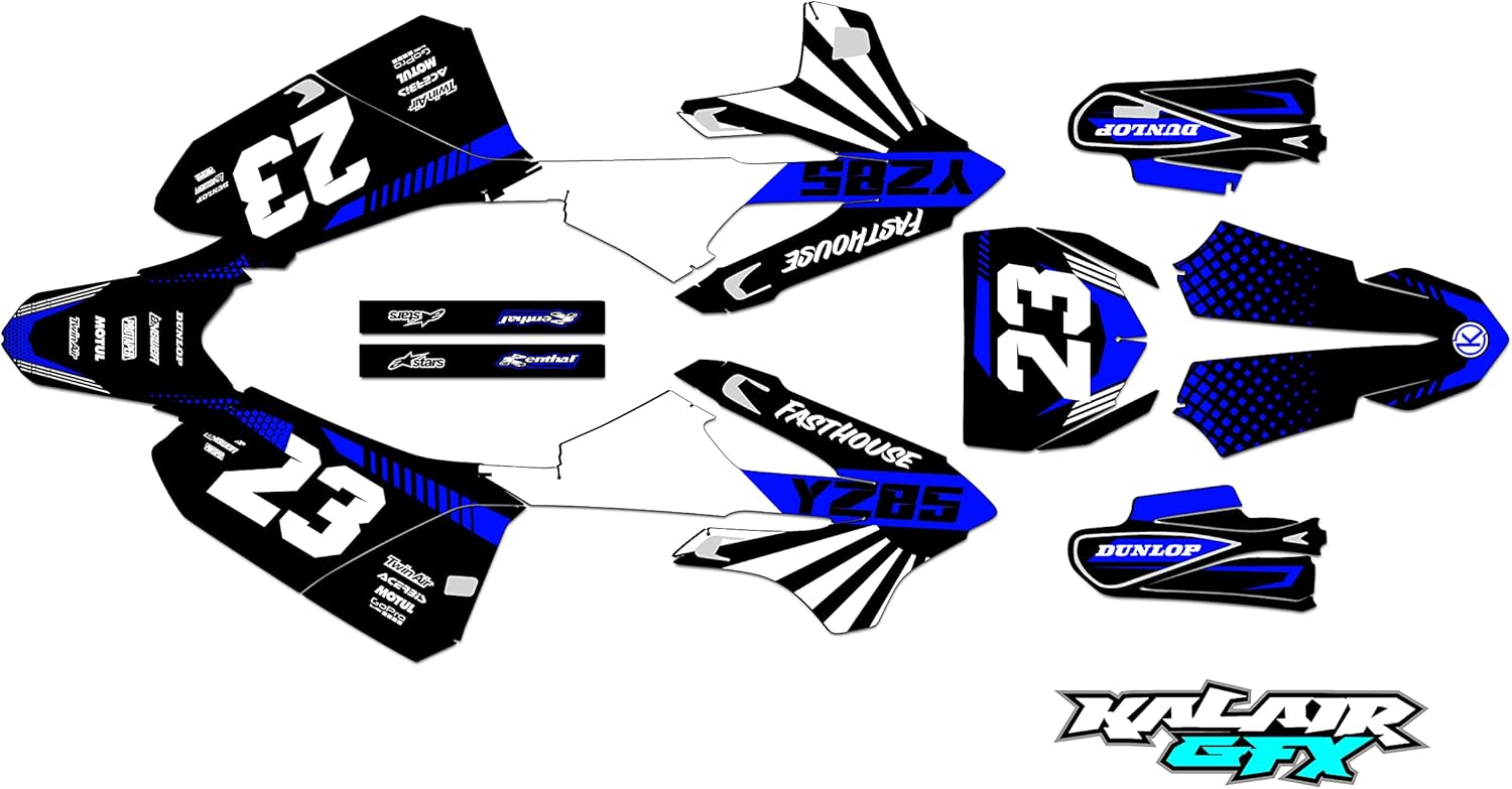 Amazon.com: Kalair GFX Graphics Kit for Yamaha YZ85 (2022-2023) FH ...