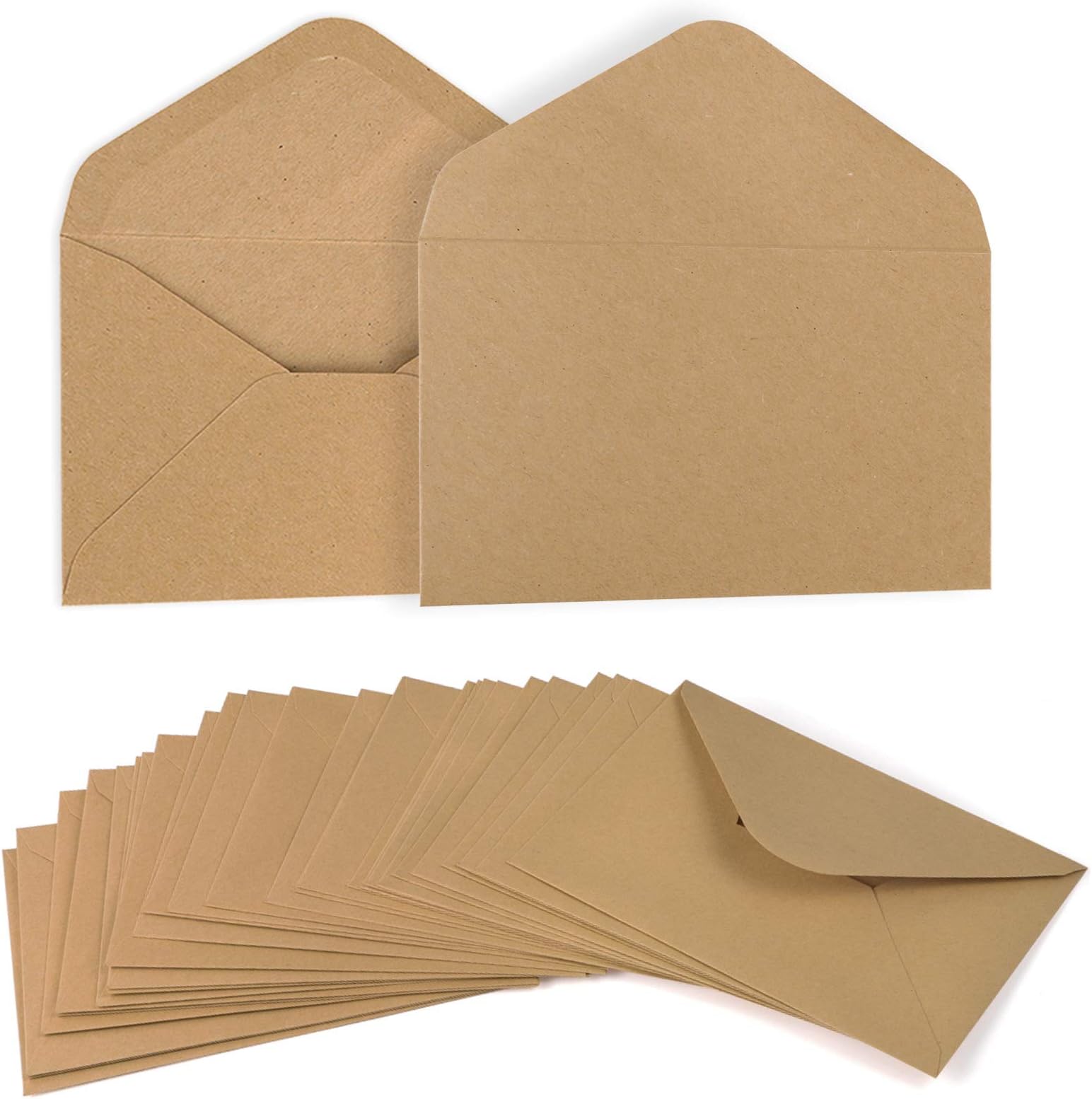 Amazon.com : A7 Kraft Invitation Envelopes Lace Wedding Envelopes ...