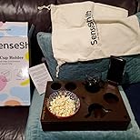 Amazon.com: SenseShift Couch Cup Holder - 3 in 1 Bamboo Couch Caddy & Sofa Arm Tray & Serving ...