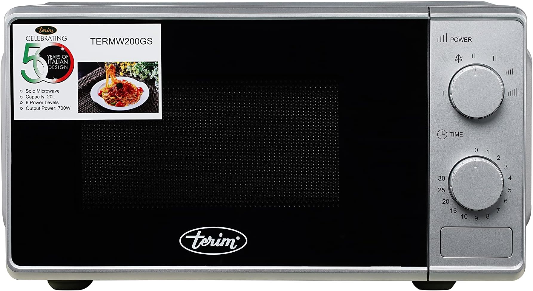 Terim 30 Liters Microwave with Grill, Push Button Door, Digital Control ...