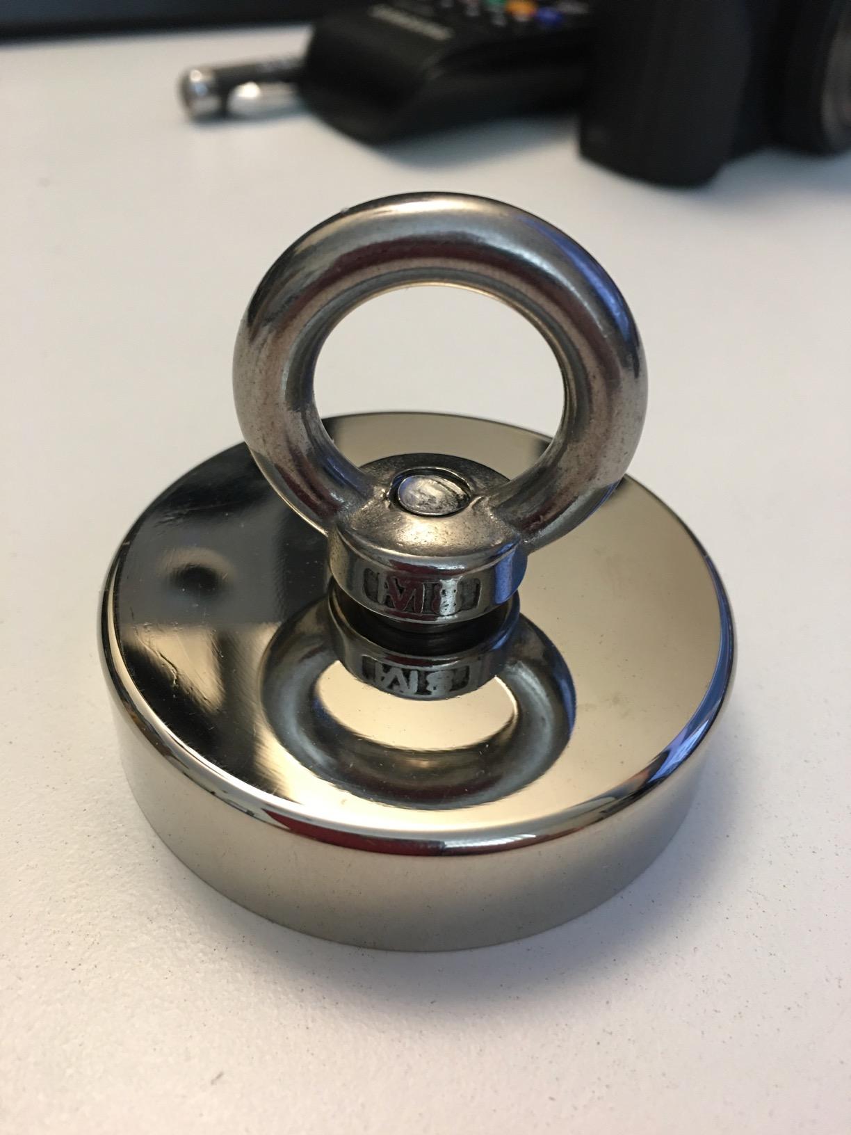 Magnetpro Newly Upgraded Strong Neodymium Magnet 440 LB Force, Powerful ...