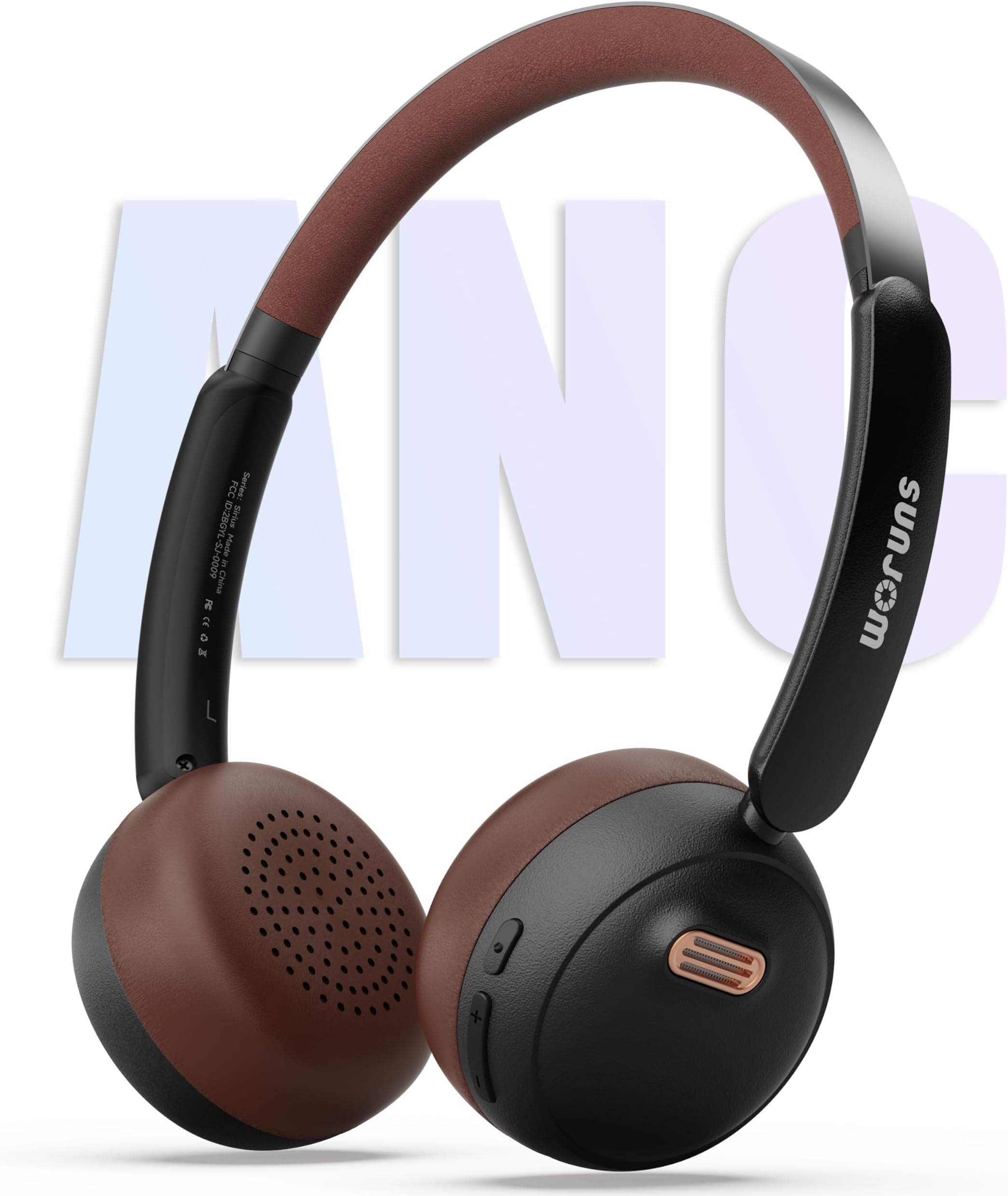 Amazon.com: Sirius Over-Ear Noise Cancelling Headphone 70H Playtime ...