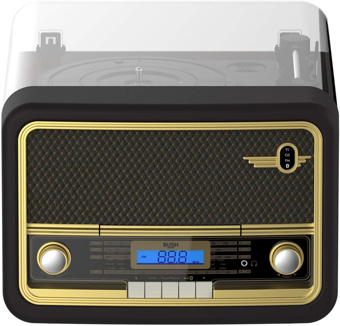 Bush Classic Retro Turntable: Amazon.co.uk: Electronics & Photo