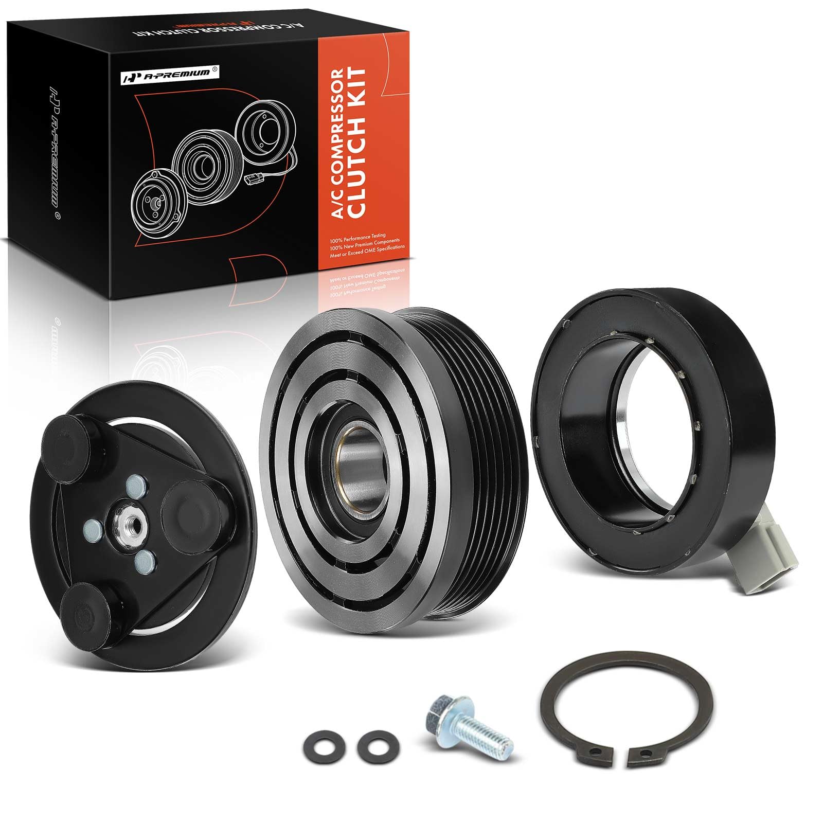 Amazon.com: A-Premium Air Conditioner AC Compressor Clutch Kit ...