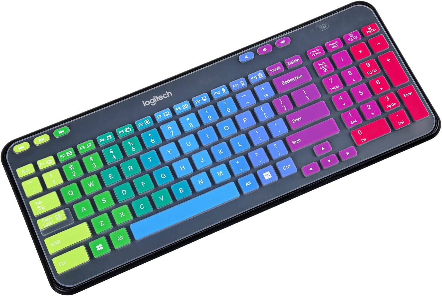 Amazon.com: Keyboard Cover for Logitech MK360 K360 Wireless Keyboard ...