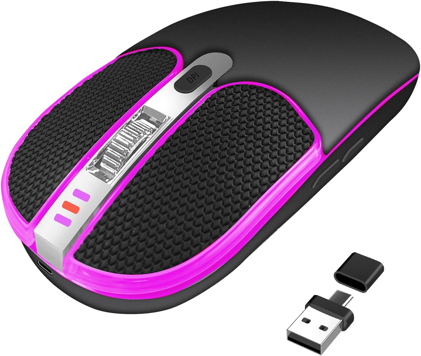 Amazon.com: seenda Wireless Mouse, Rechargeable Light Up Mouse for ...