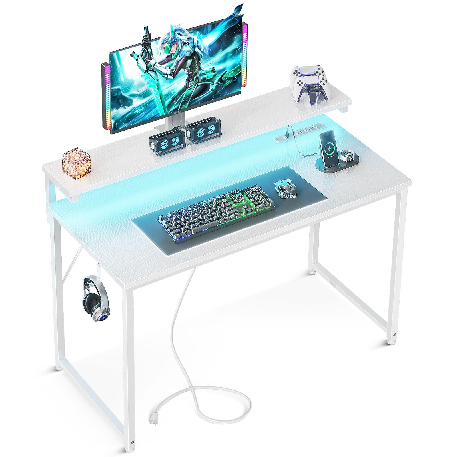 Snapklik.com : AODK Small Desk, 40 Inch Gaming Desk