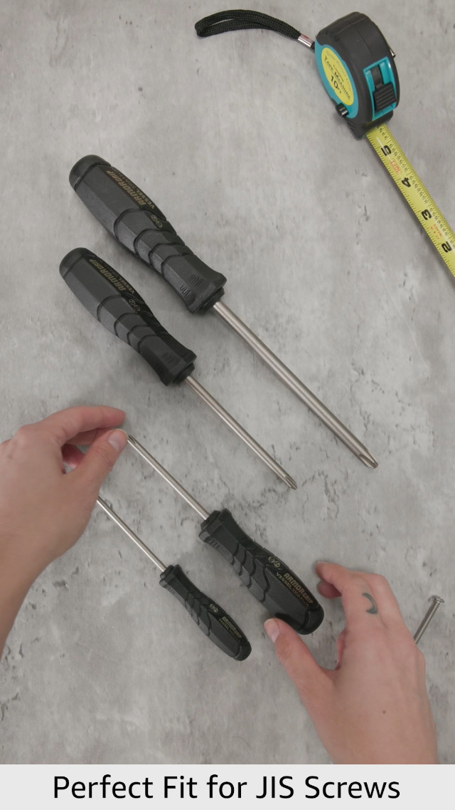 Jis Screwdriver Set VESSEL ARMOR GRIP Screwdriver 8-Piece Set ...