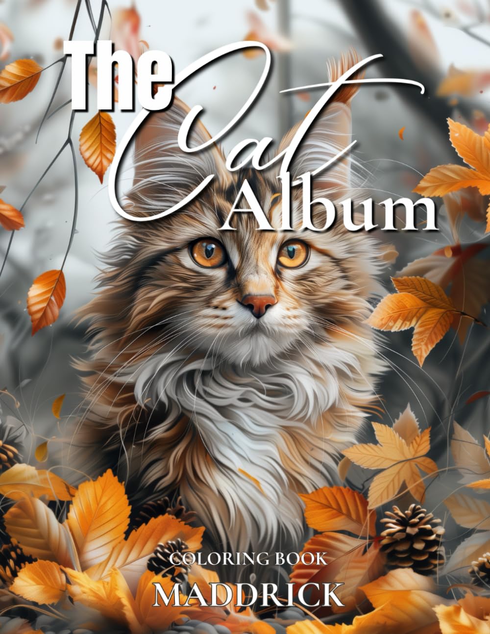 Amazon.com: The Cat Album: Coloring book for these cute felines' lovers ...