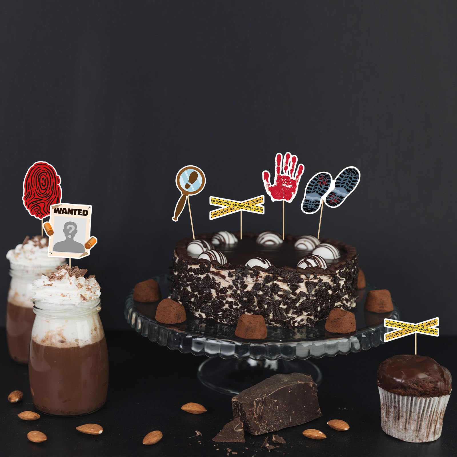 Murder Scene Birthday Cake