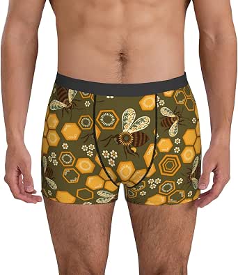 Amazon.com: Men'S Funny Boxer Brief Stretch Underwear Hilarious Gag ...