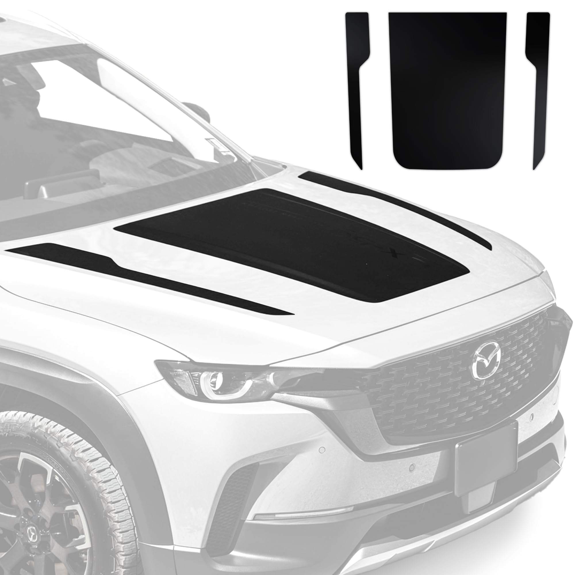 Buy Benini Design StudioMeridian Style Blackout Hood Decal Kit, Matte ...