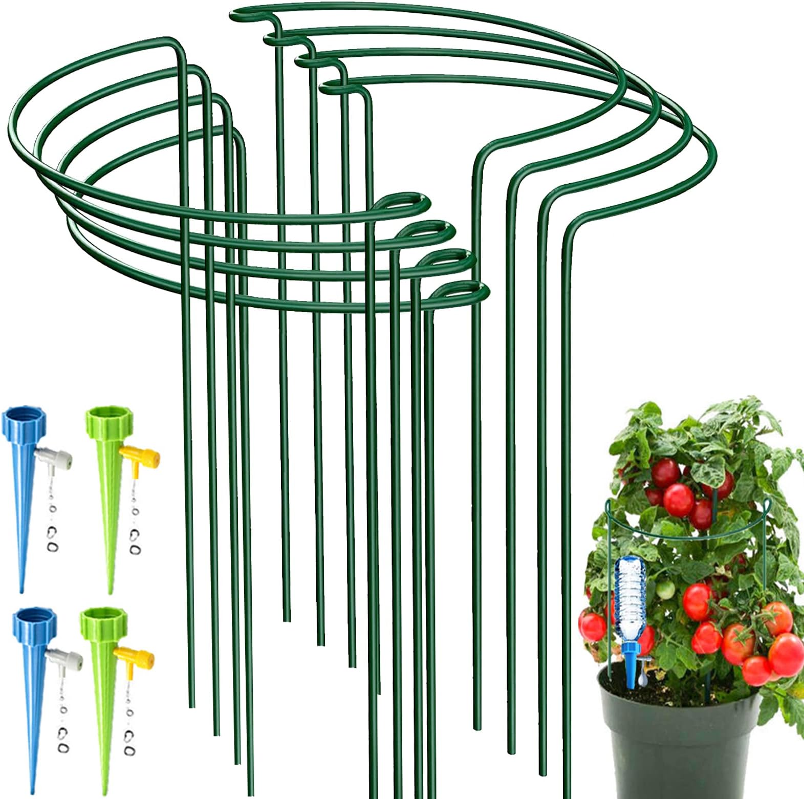 Bow Plant Supports for Peonies, Hydrangea, Roses, etc - Strong Metal ...