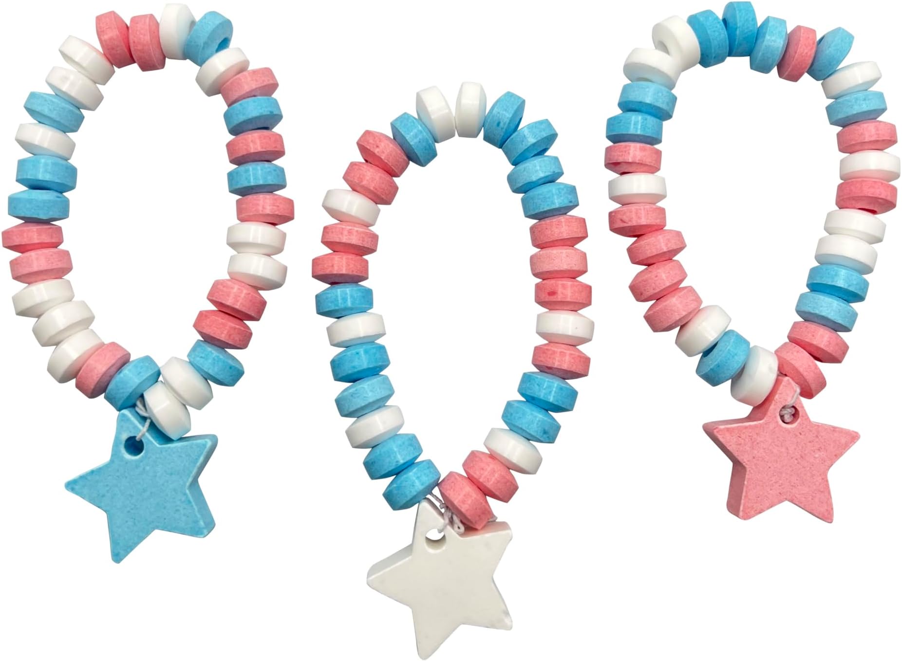 Amazon.com : Patriotic Candy - 24 Red White and Blue Candy Bracelets ...
