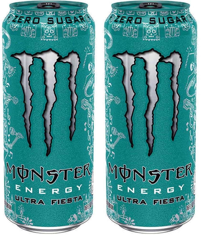 Amazon.com: Monster Energy Drink, Ultra Fiesta, 16 fl oz (paquete de 2 ...